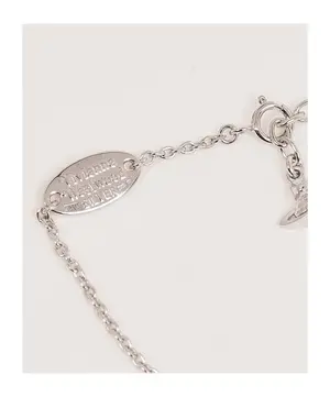 VIVIENNE WESTWOOD Heart Pendant Chain Bracelet