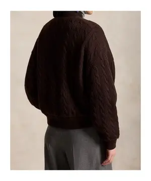 Polo Ralph Lauren Cable-knit Wool-cashmere Jacket