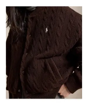 Polo Ralph Lauren Cable-knit Wool-cashmere Jacket