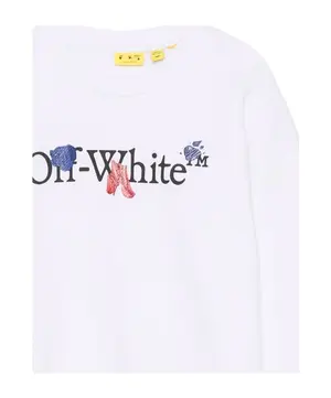 Off-White Crew Neck Long Sleeve T-shirt
