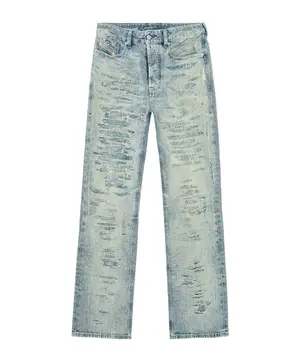 DIESEL® 1980-d-eeper Distressed L32 Jeans - Medium Blue