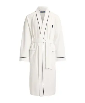 Polo Ralph Lauren Pony Piping Robe - White