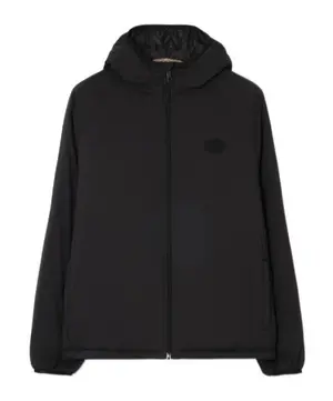 Burberry Packable Nylon Dunwich Hooded Jacket - Black