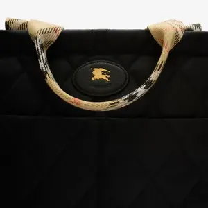 Burberry Check-trim Quilted Nylon Changing Bag