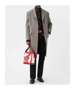 Versace Single-breasted Long Coat