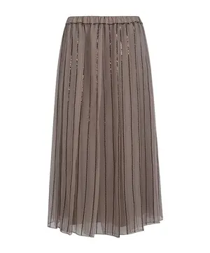 Brunello Cucinelli Striped Skirts