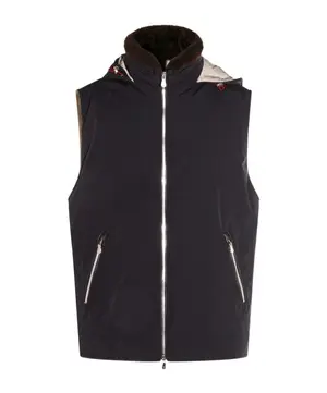 Brunello Cucinelli Hooded Zip-up Vest