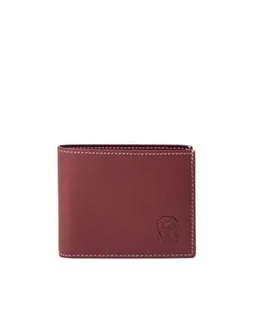 Brunello Cucinelli Logo Detailed Bi-fold Card Holder - Red