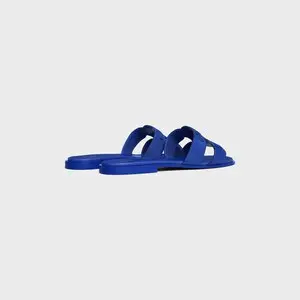 Celine Marina Triomphe Mule In Suede Calfskin