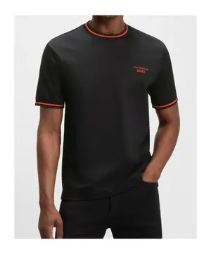Hugo Boss X Porsche Contrast-trim T-shirt