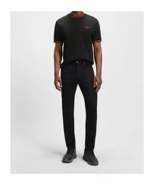 Hugo Boss X Porsche Contrast-trim T-shirt