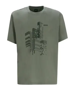 Hugo Boss Graphic-print T-shirt - Gray