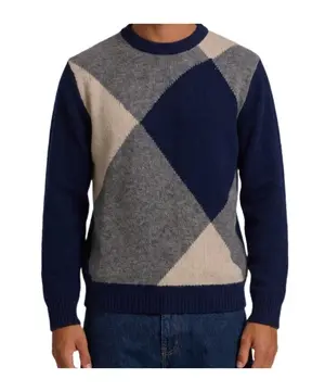 BALLANTYNE Geometric Knitwear - Black