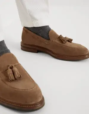 Brunello Cucinelli Tassel Detailed Almond-toe Loafers