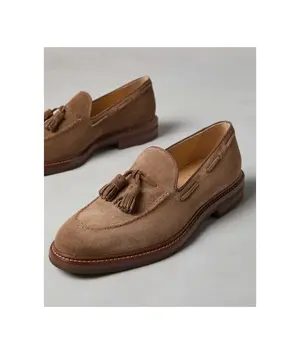 Brunello Cucinelli Tassel Detailed Almond-toe Loafers