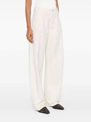 Brunello Cucinelli Pleated Wide-leg Trousers