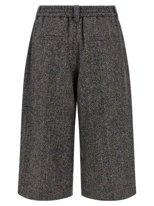 Brunello Cucinelli Pleated Knee-length Shorts