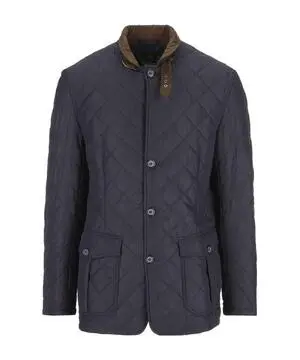 Barbour Quilted High Collar Jacket - Black