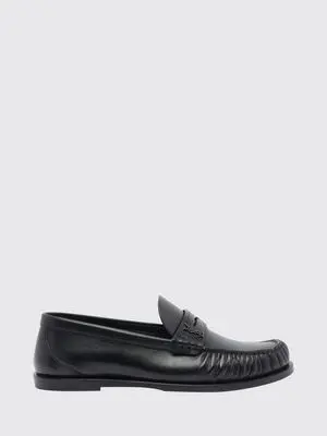 Saint Laurent Calfskin Loafers - Black