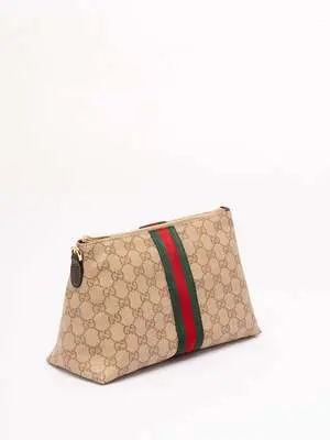 Gucci Gg Coated Web` Pouch