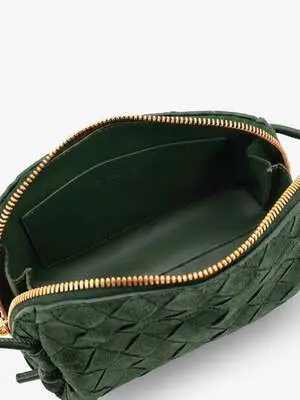 Bottega Veneta Concert Pochette Suede Crossbody Bag - Multicolor