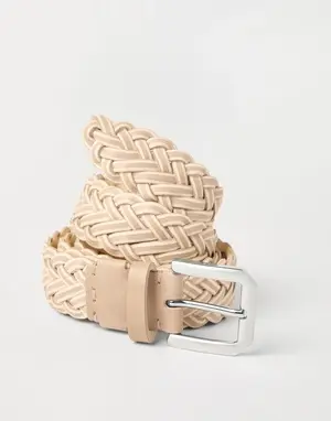 Brunello Cucinelli Braided Two-tone Belt