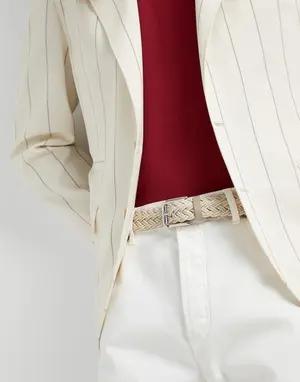 Brunello Cucinelli Braided Two-tone Belt
