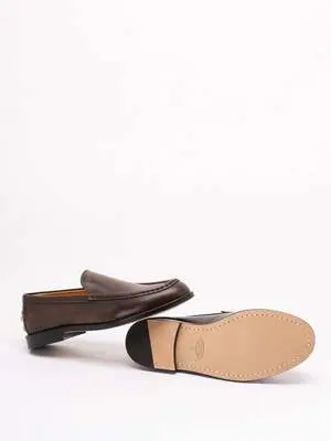 TOD'S Calf Leather Loafers With Stud Detailing - Multicolor