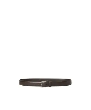 THE ROW Slim Leather Belt