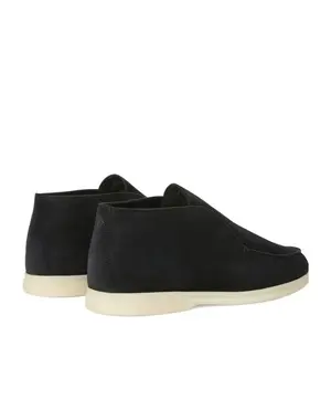 Loro Piana Open Walk Ankle Boots - Black