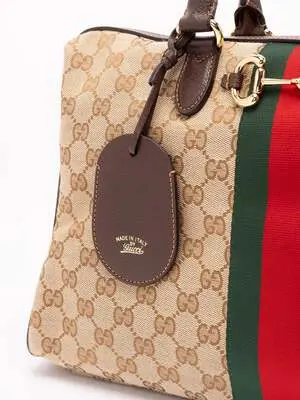 Gucci Horsebit Web`boston Bag