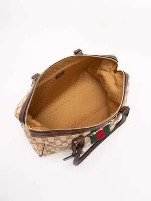 Gucci Horsebit Web`boston Bag