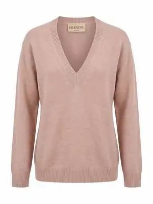 Valentino Garavani Solid Cashmere Sweater