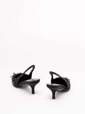 Prada Raso Slingback Pumps - Multicolor
