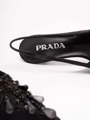 Prada Raso Slingback Pumps - Multicolor
