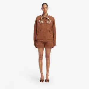 Leo Lin Collared Outerwear For Women