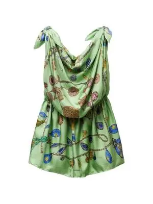 Versace Dress Foulard Print - Multicolor