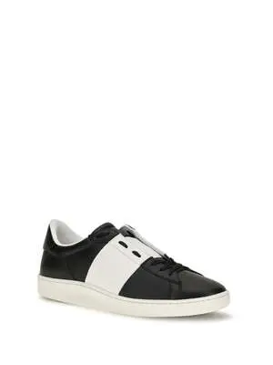 Valentino Garavani Open Sneakers With Contrast Bands And Studded Heel