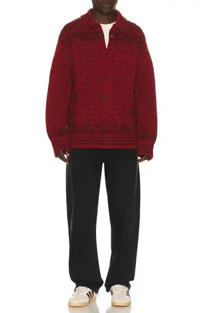 Guest In Residence Wild Rag Work Shirt In Red