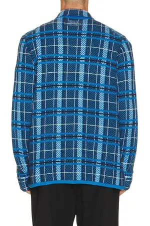 Guest In Residence Plaid Work Shirt In Blue - Twilight Combo