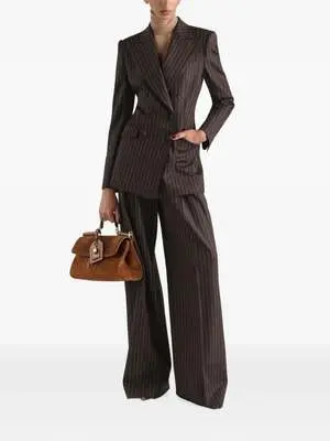 Dolce & Gabbana Double-breasted Pinstripe Turlingon Blazer
