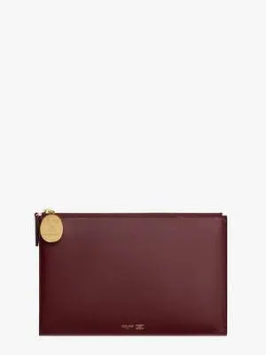 Celine Duo Leather Clutch Bag - Multicolor
