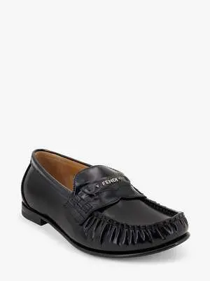 Fendi Leather Scrunch Loafers - Multicolor