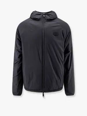 Burberry Dunwich Nylon Jacket With Ekd Patch - Black