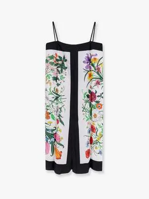 Gucci Primavera Dress With Flora Print
