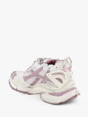 Balenciaga Runner Mesh Sneakers With Glitter Inserts