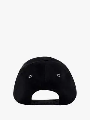 AMI Paris Cotton Hat With Embroidered Logo On The Front