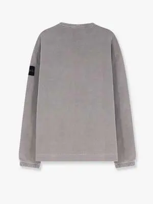 Stone Island Cotton Sweatshirt With Logo