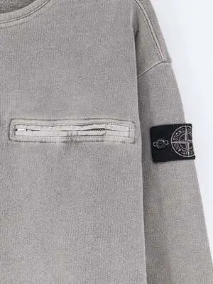 Stone Island Cotton Sweatshirt With Logo
