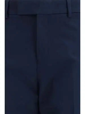 FERRAGAMO Cotton And Cashmere Chinos Pants
